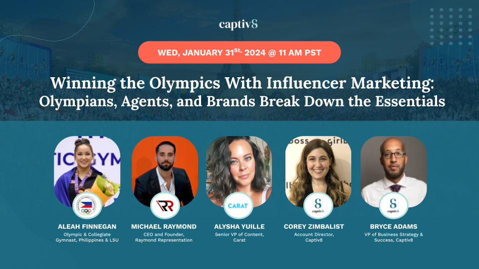 Webinar: Winning the Olympics With Influencer Marketing